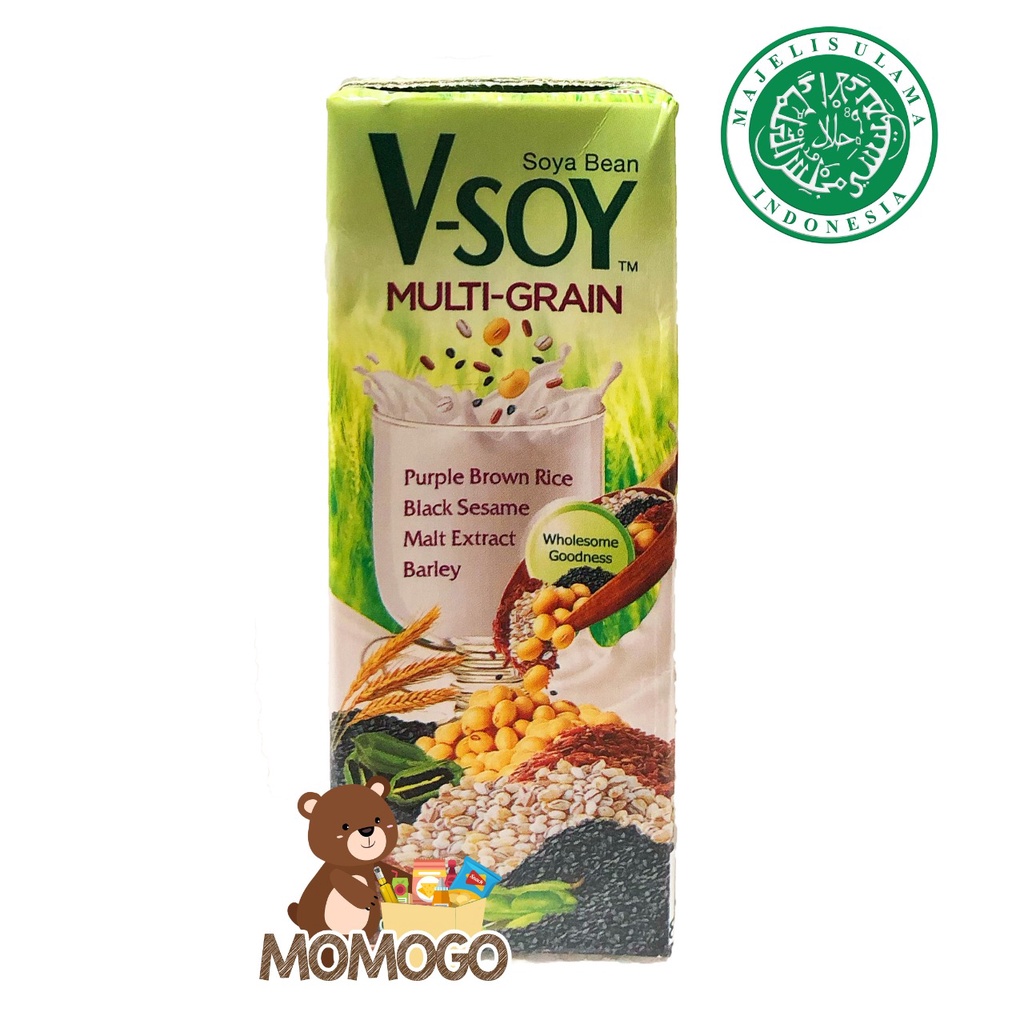 Jual V-SOY MULTI GRAIN SOYMILK 200ML | Shopee Indonesia
