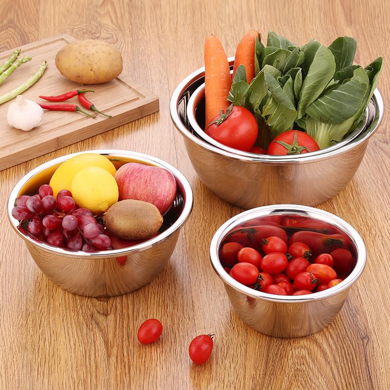 Jual IS - BASKOM STAINLESS STEEL UKURAN 14CM,16CM,18CM,22CM,24CM,26CM ...