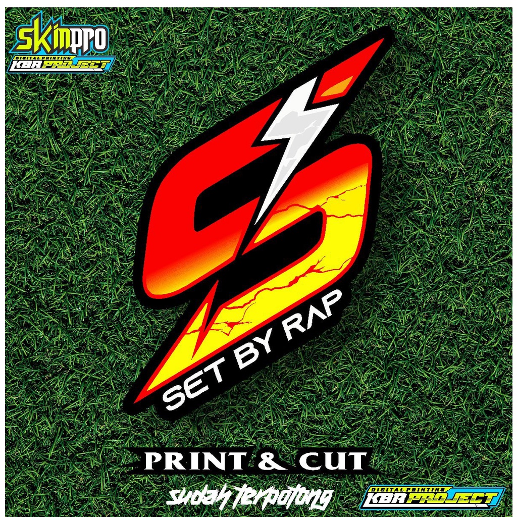 Jual Stiker set by rap Motor Tulisan Jepang Cina Stiker Hologram Montor ...