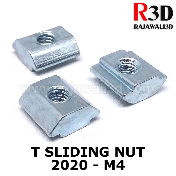 Jual T Nut M4 Tee Nut T Sliding Nut 20-M4 Square Aluminium Profile 2020 | Shopee Indonesia