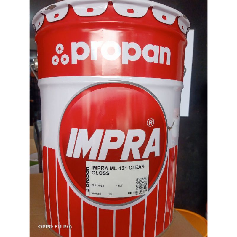Jual IMPRA ML-131 CLEAR GLOSS & DOFF MELAMINE LACK (2KOMPONEN) 20LTR ...