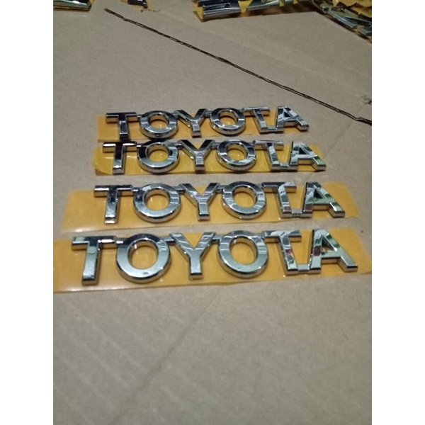 Jual emblem logo tulisan Toyota produk original | Shopee Indonesia