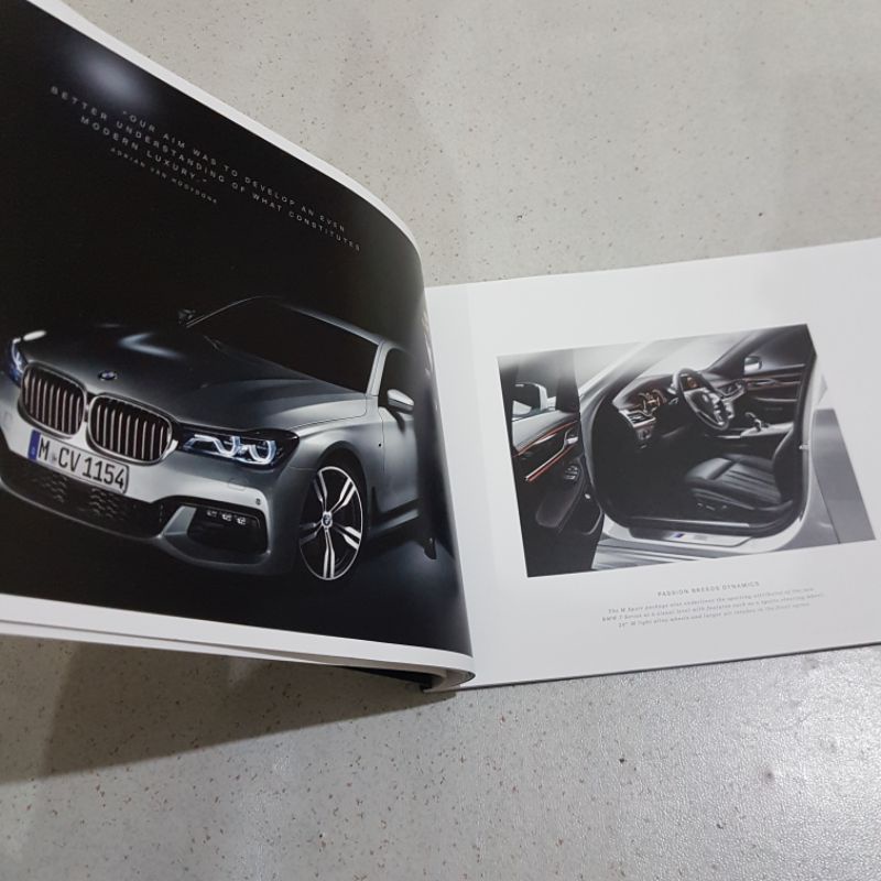 Jual Buku Brosur flyer original BMW magazine special The New BMW 7 ...