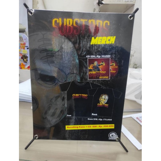 Jual X BANNER MINI UKURAN 30X40 CM / BANNER BERDIRI / BANNER STANDING ...
