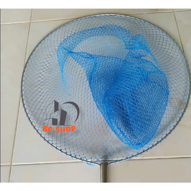 Jual LENGKAP!! Jaring ikan stainless sudah ada besi dan gagangnya ...