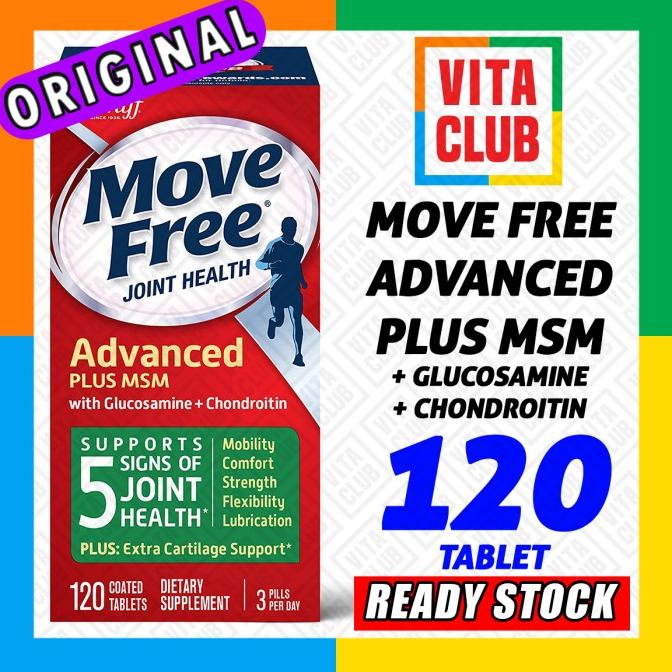 Jual Move Free Advanced 120 Tab -SCHIFF- Glucosamine Chondroitin MSM ...