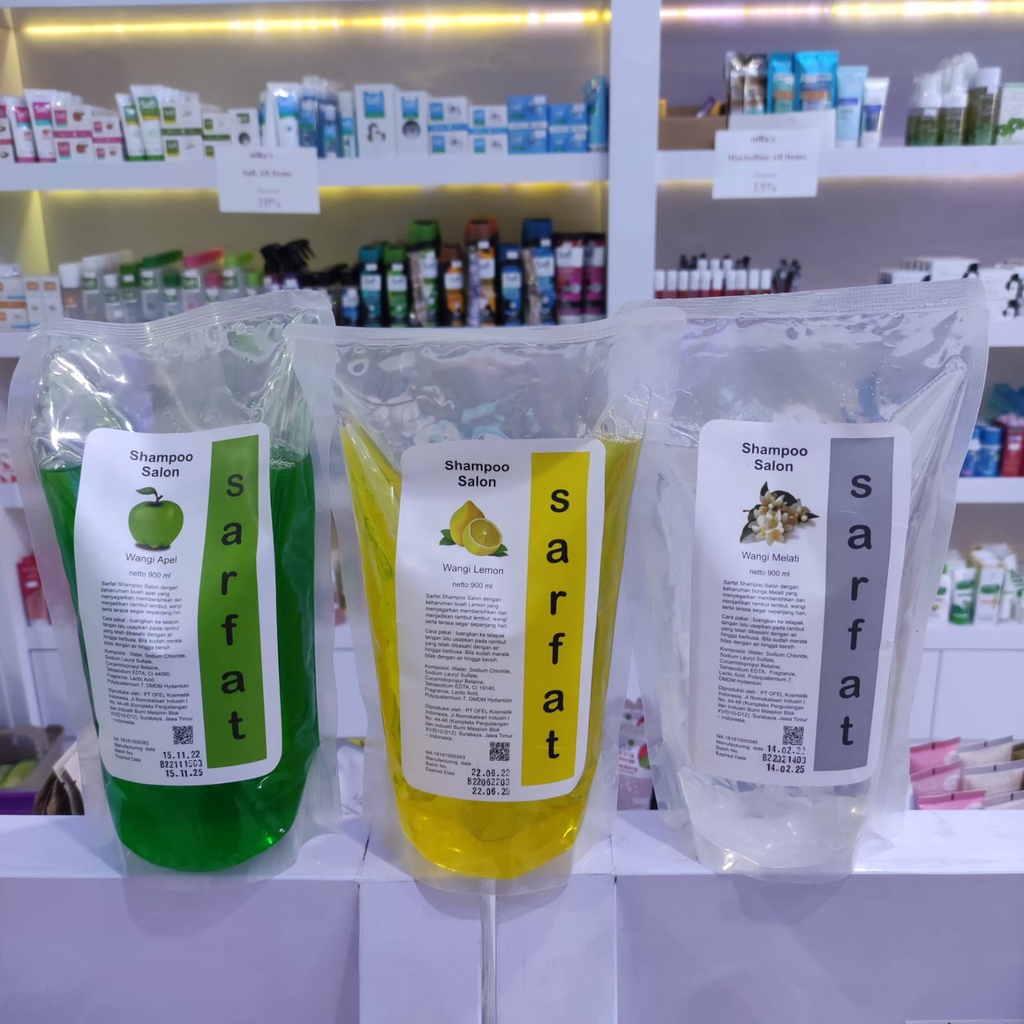 Jual Sarfat Shampoo Salon 900ml | Shopee Indonesia