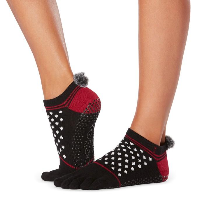 Jual Curated | Toesox Grip Full Toe Low Rise Sleigh (Socks for Pilates ...
