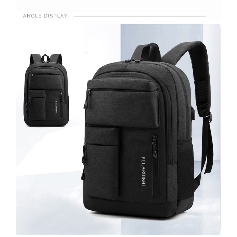 Jual Tas Ransel Pria Dewasa Tas Sekolah Remaja Laki laki Tas Punggung ...