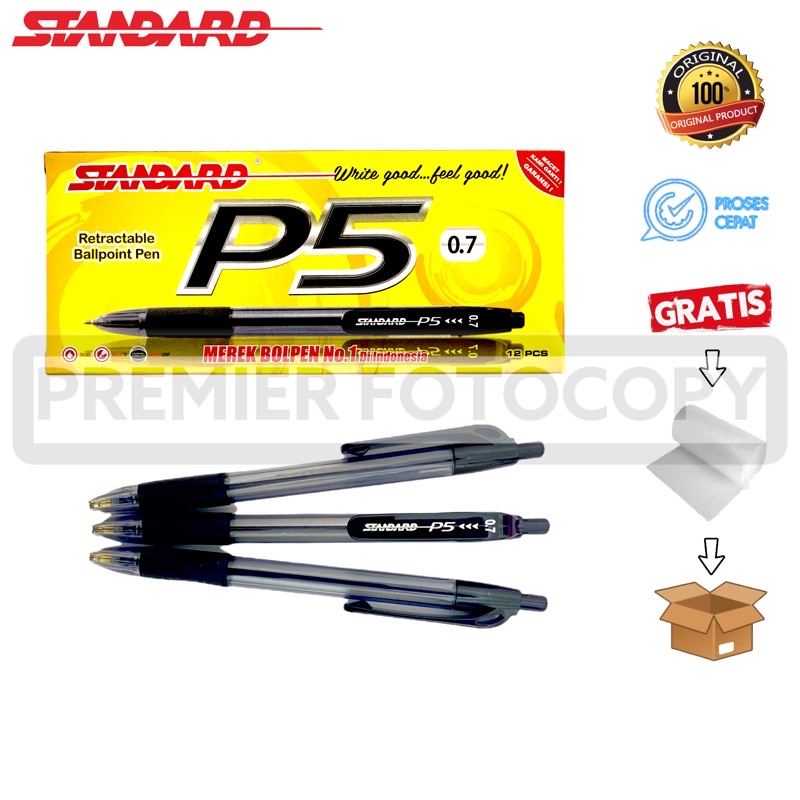 Jual Pulpen Standard P5 0.7 ( 1pcs ) | Shopee Indonesia