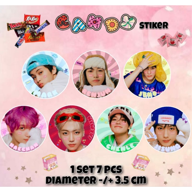 Jual Stiker NCT Dream Candy Sticker Set 7 Pcs | Shopee Indonesia