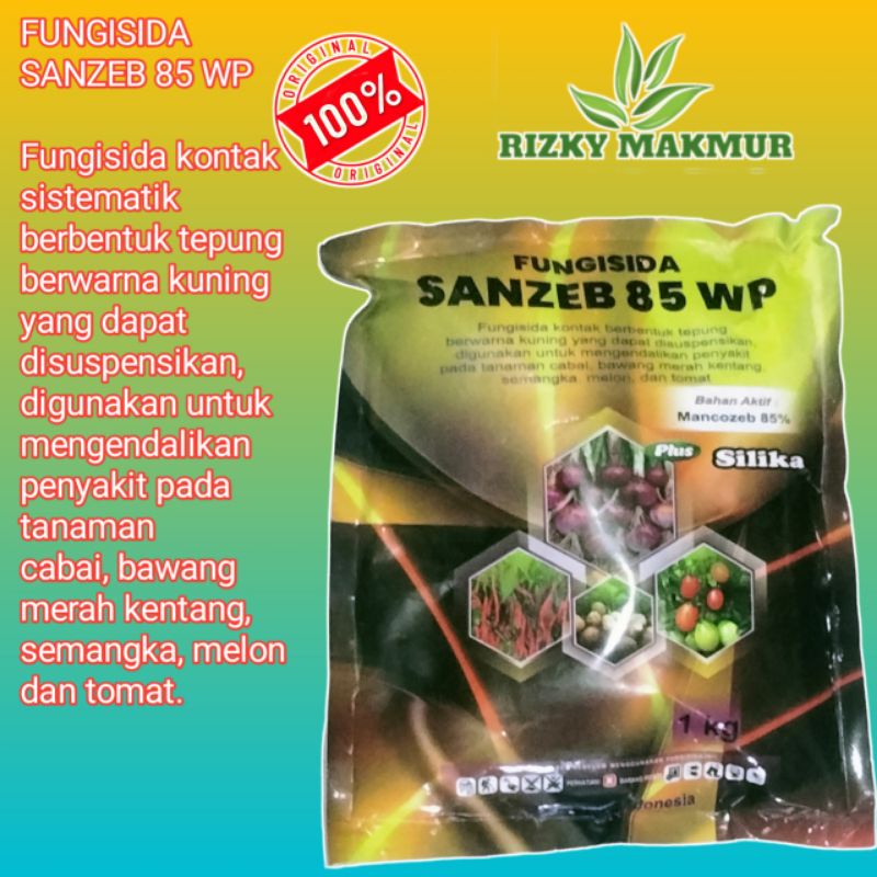 Jual fungisida sanzeb kuning 1 kg | Shopee Indonesia