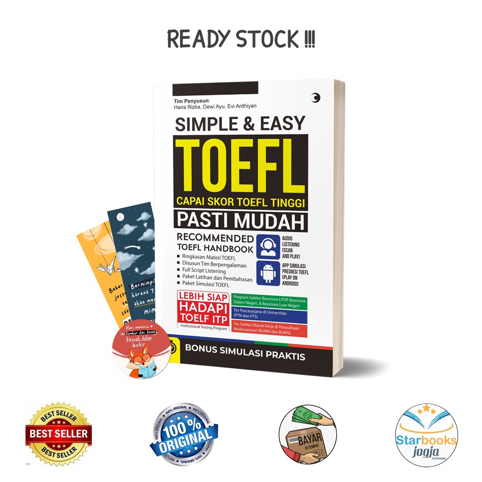 Jual Ed. Revisi Buku Simple & Easy Toefl Capai Skor Toefl Tinggi ...