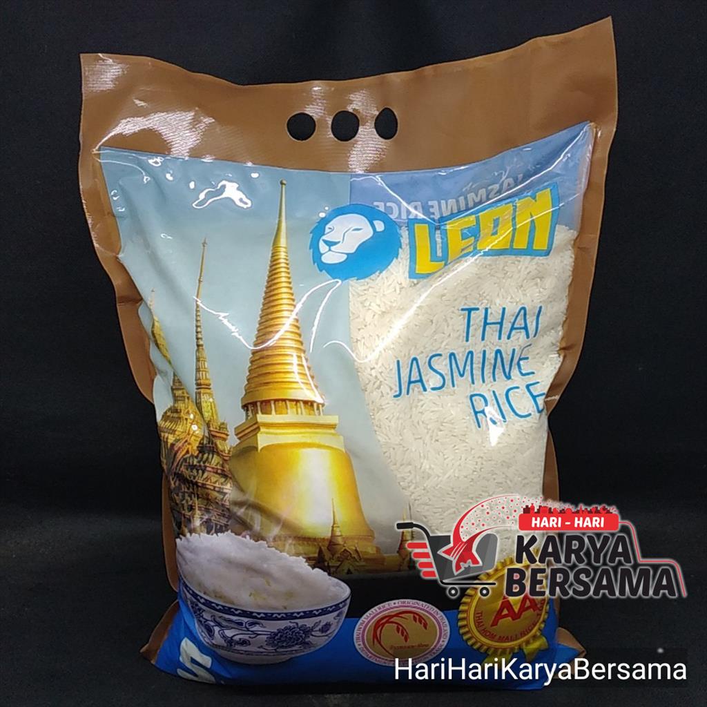 Jual BERAS LEON THAI JASMINE RICE 5KG | Shopee Indonesia
