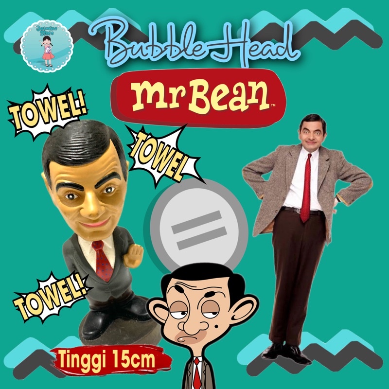Jual Bubble Head Mr Bean/Mr Bean Bobble Head/Figurine Mr Bean/Hiasan ...