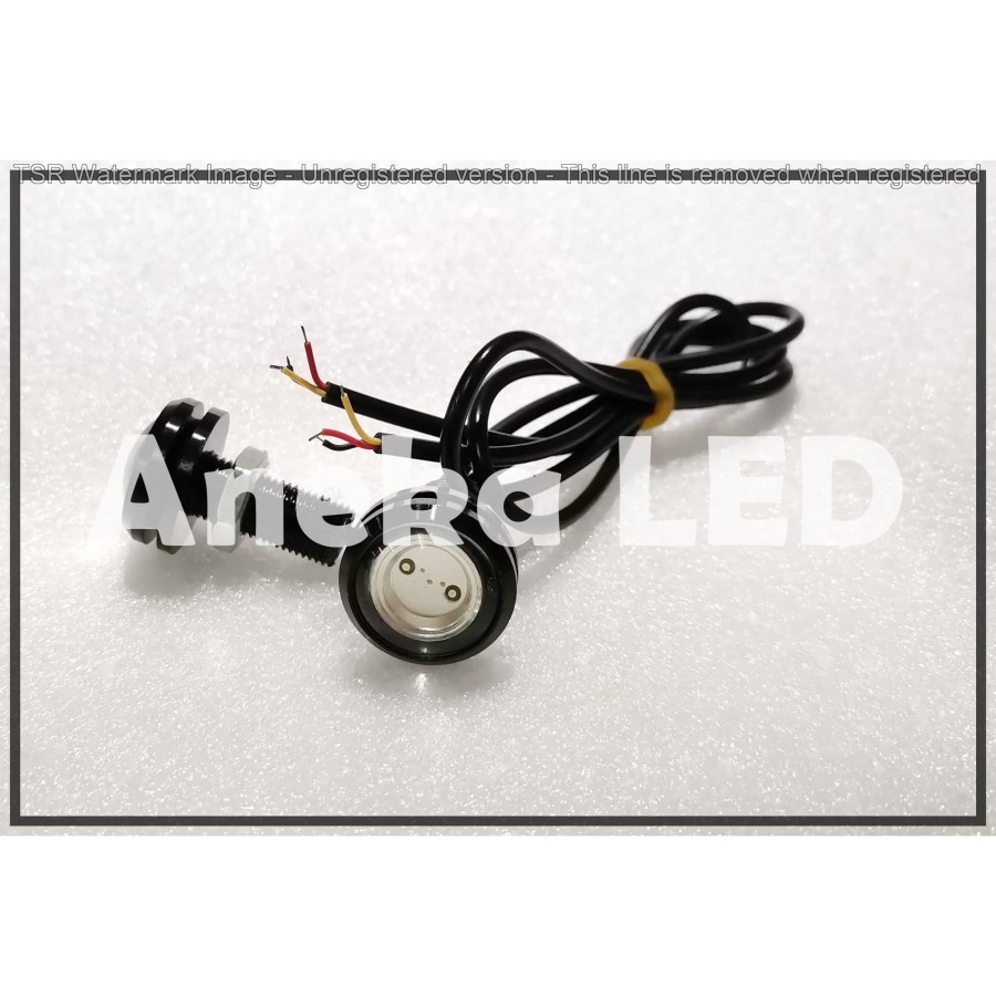 Jual Lampu LED Eagle Eyes 23 mm 12V Kedip 3 Kabel (per set isi 2 pcs ...
