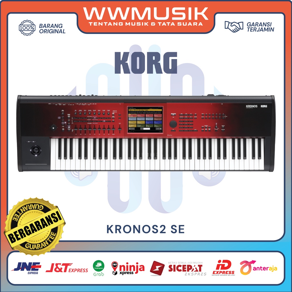 Jual Keyboard Workstation KORG Kronos2 Kronos 2 SE Special Edition Red Kronos Series Digital ...