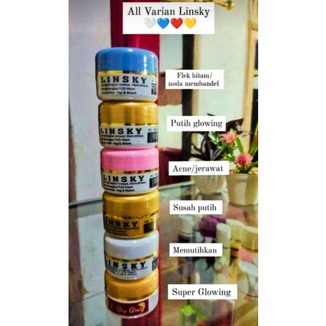 Jual CREAM LINSKY ORIGINAL TERLENGKAP HOLOGRAM DAN BERSEGEL | Shopee ...