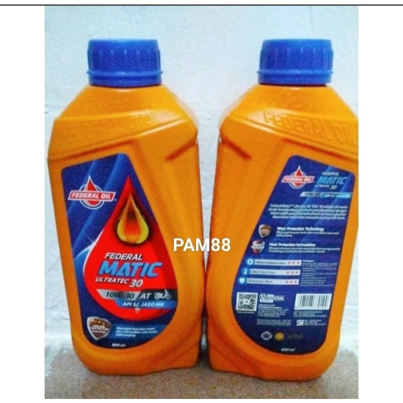 Jual Oli ultratec orange matic 800 ml,10 W - 30 api sj - jaso MB ...