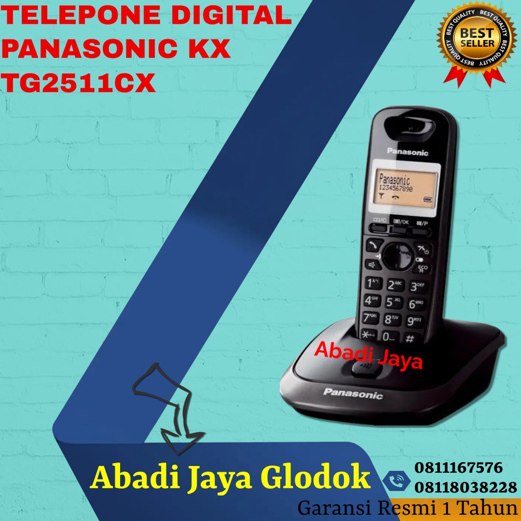 Jual PANASONIC CORDLESS KX-TG 2511CX | Shopee Indonesia