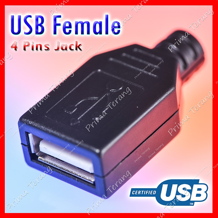 Jual Soket USB Jack Female Konektor Plastik Tipe A 4 Pin | Shopee Indonesia