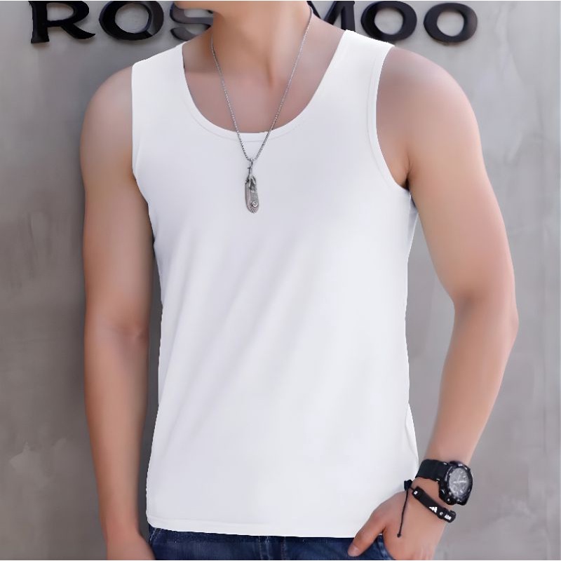 Jual SINGLET PRIA COTTON COMBED POLOS KAOS SINGLET PRIA DEWASA KAOS ...