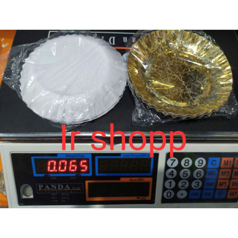Jual Piring kertas mas emas silver / piring kue bolu ulang tahun perpack | Shopee Indonesia