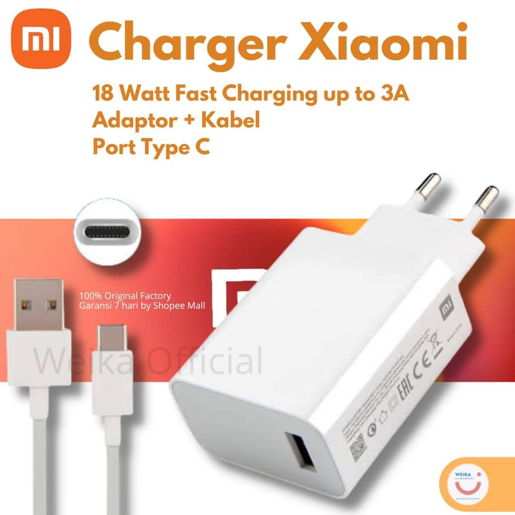 Jual PRODUK- CHARGER XIAOMI 18 WATT FAST CHARGING UP TO 3A MDY-10-EF ...