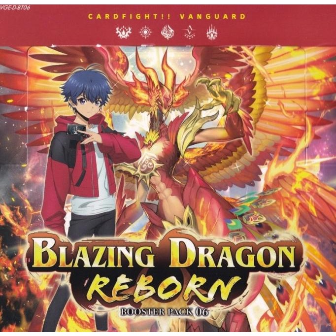 Jual Cardfight!! Vanguard ENG Blazing Dragon Reborn D Booster Set 06 Box | Shopee Indonesia