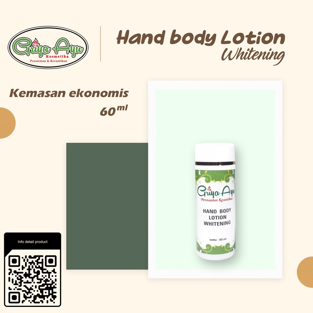 Jual HAND BODY LOTION WHITENING 60ml | Shopee Indonesia