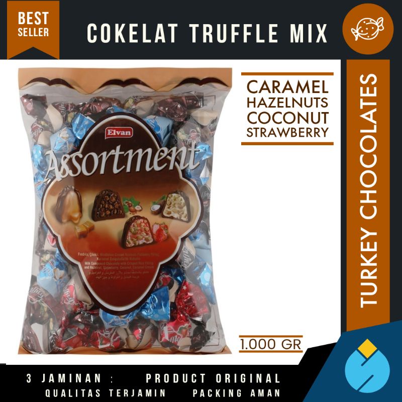 Jual COKELAT TRUFFLE MIX 1KG | COKELAT ARAB | COKLAT TURKI 1KG COKLAT ...