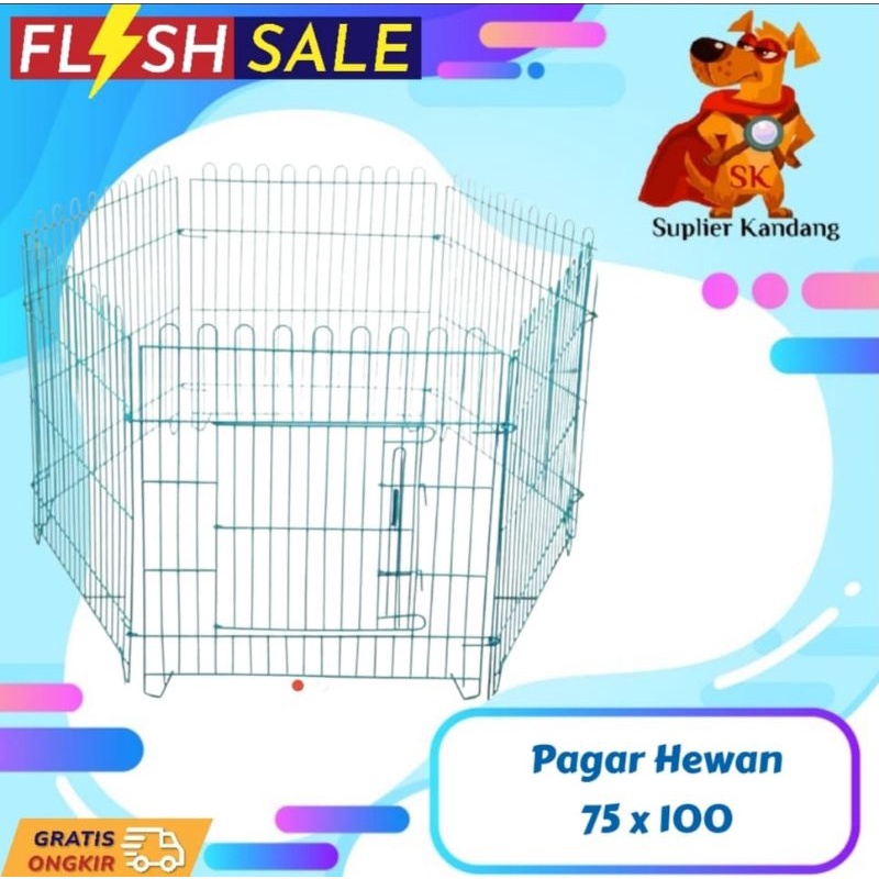 Jual Pagar Kucing Anjing 6 Lembar Satu Set Size 100 X 75 Satu Pintu ...