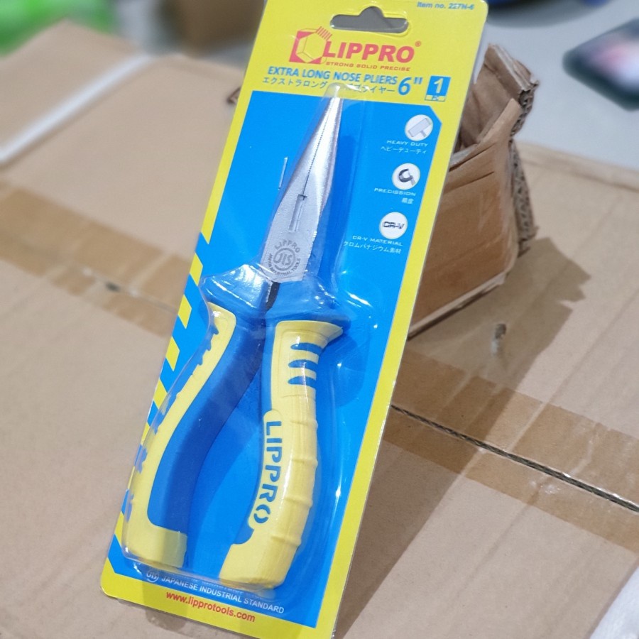 Jual LIPPRO TANG LANCIP 6" LONG NOSE PLIERS LIPRO 6 INCHI HEAVY DUTY | Shopee Indonesia