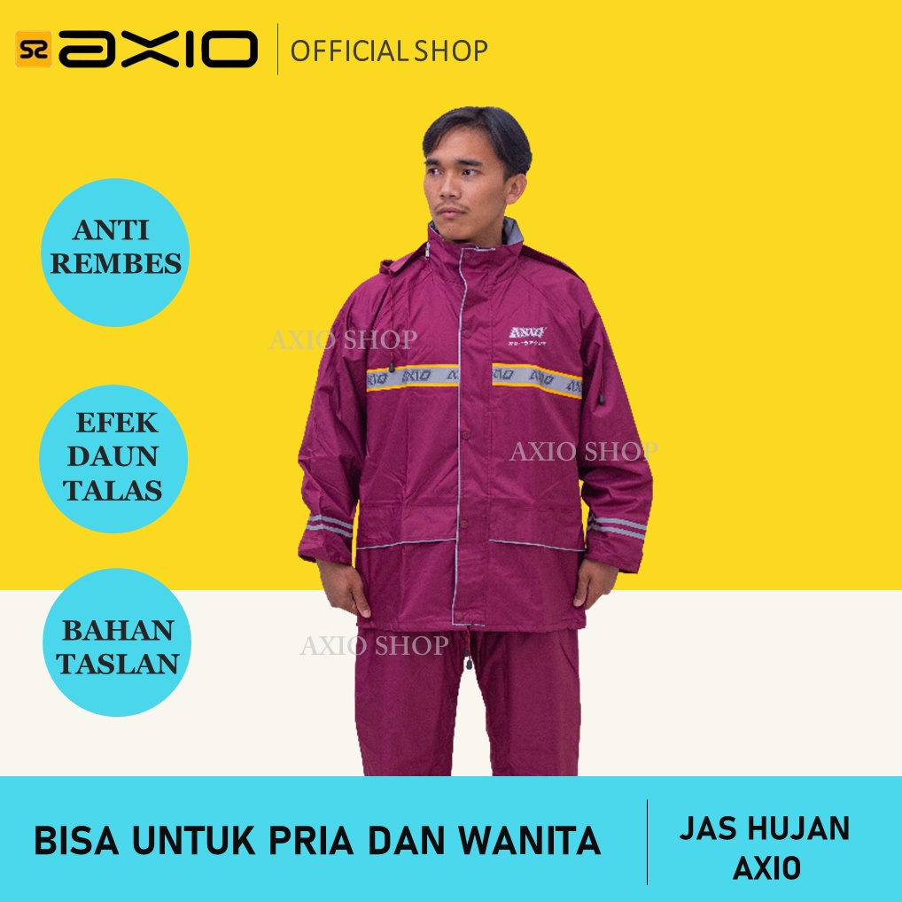 Jual Jas Hujan Axio 882 ORIGINAL/Raincoat Axio Import/Mantol Hujan Axio/Mantel Hujan Axio Ori ...