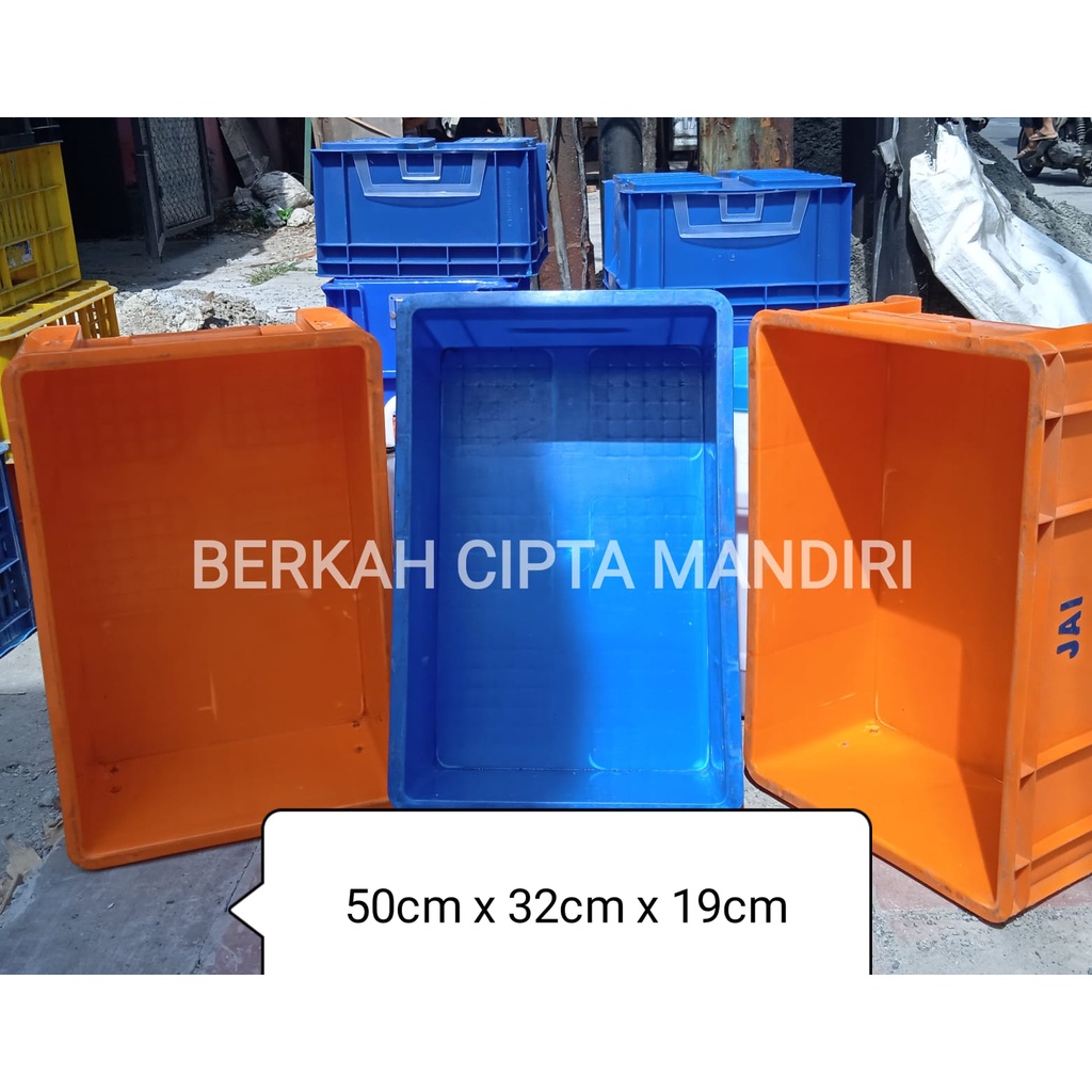 Jual Box Kolam Penangkaran Ikan 50cmx32cmx19cm Box Aquarium Plastik ...