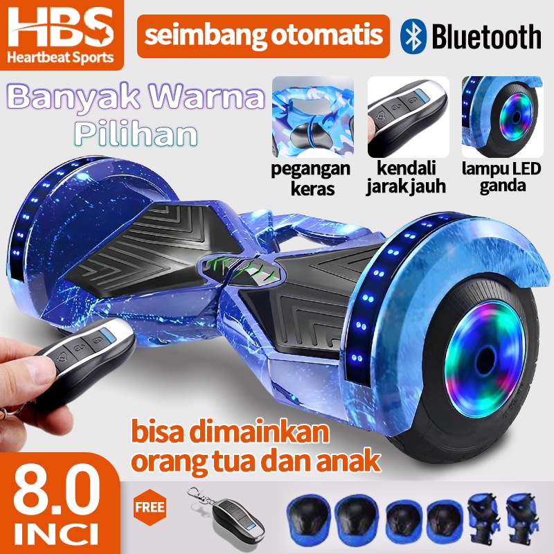 Jual NEW Smart Balance Wheel 8 Inch /LED Smart Balance Hover Board ...