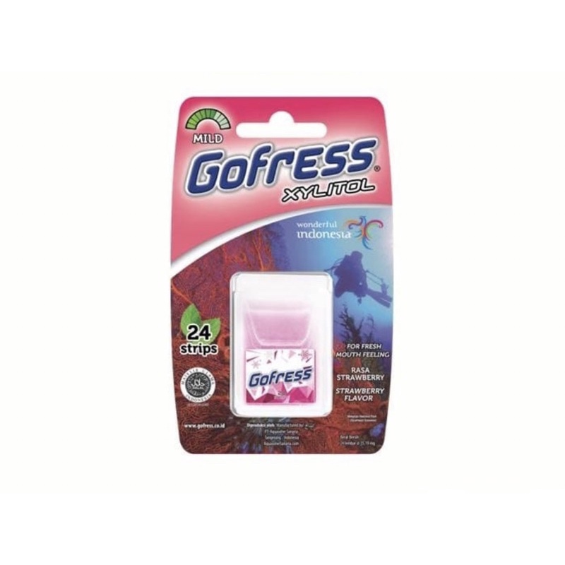 Jual Gofress 24 lembar permen ( xylitol permen pelindung mulut dari ...