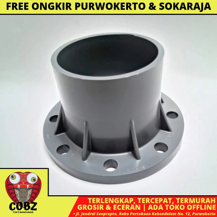 Jual 6 IN / RUCIKA AW Flange Plendes Sambungan Fitting Pipa PVC ...