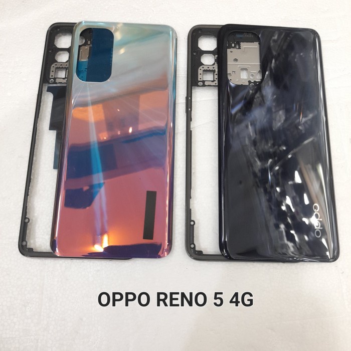 Jual Kesing Housing Casing Oppo Reno 5 4g bezel + backdoor | Shopee ...
