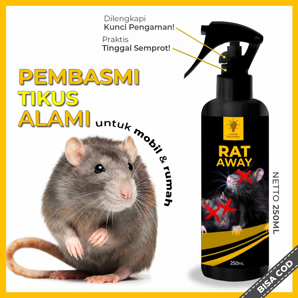 Jual Semprotan Pengusir Tikus Obat Pengusir Anti Tikus Ampuh Rat ...