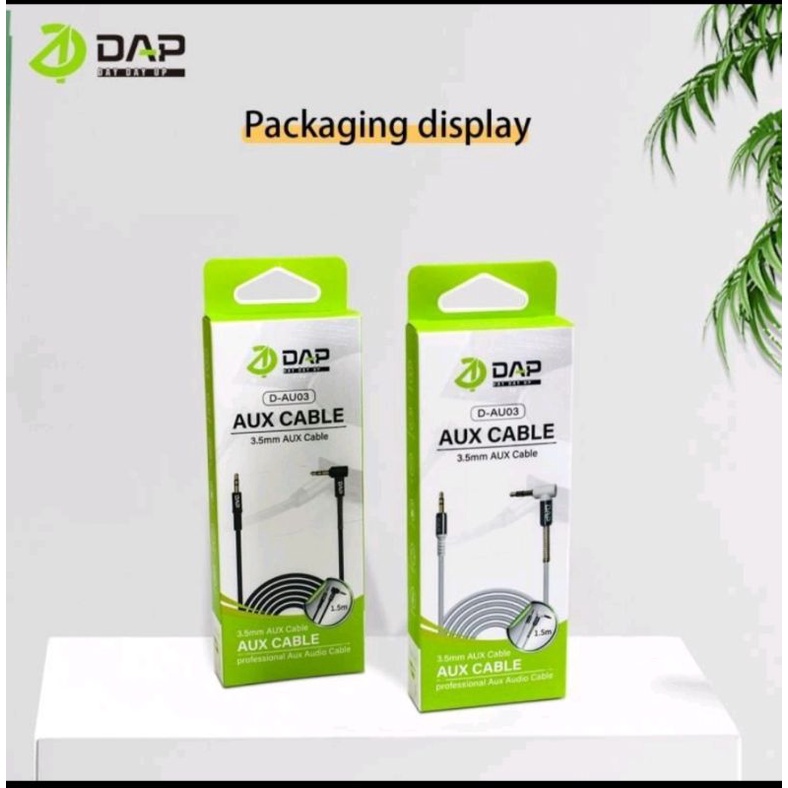 Jual DAP Kabel Audio AUX 3.5mm Model L Gaming Series 150cm D-AU03 ...