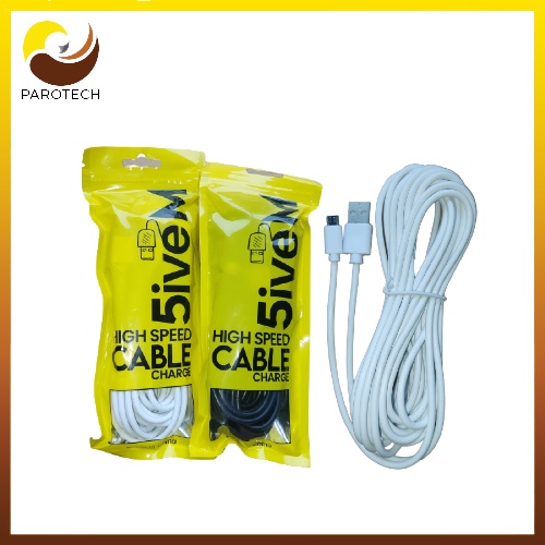 Jual Satoo High Speed Charge Cable 5 METER - Kabel Micro USB 5 METER | Shopee Indonesia