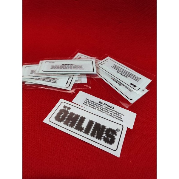 Jual Sticker SHOCK OHLINS STICKER OHLINS STIKER OHLINS | Shopee Indonesia
