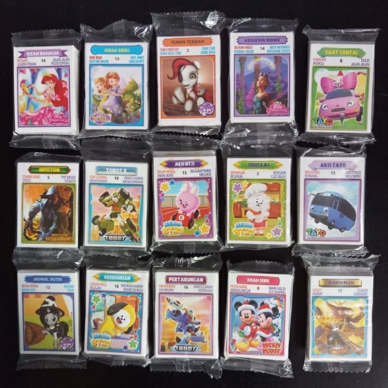 Jual MAINAN GAMBAR KARTU KWARTET ANAK MAINAN JADUL SERU | Shopee Indonesia