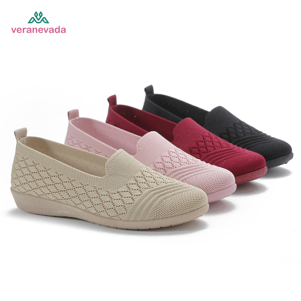 Jual Vera Nevada Sepatu Flat Slip On Wanita Shoes A24 | Shopee Indonesia