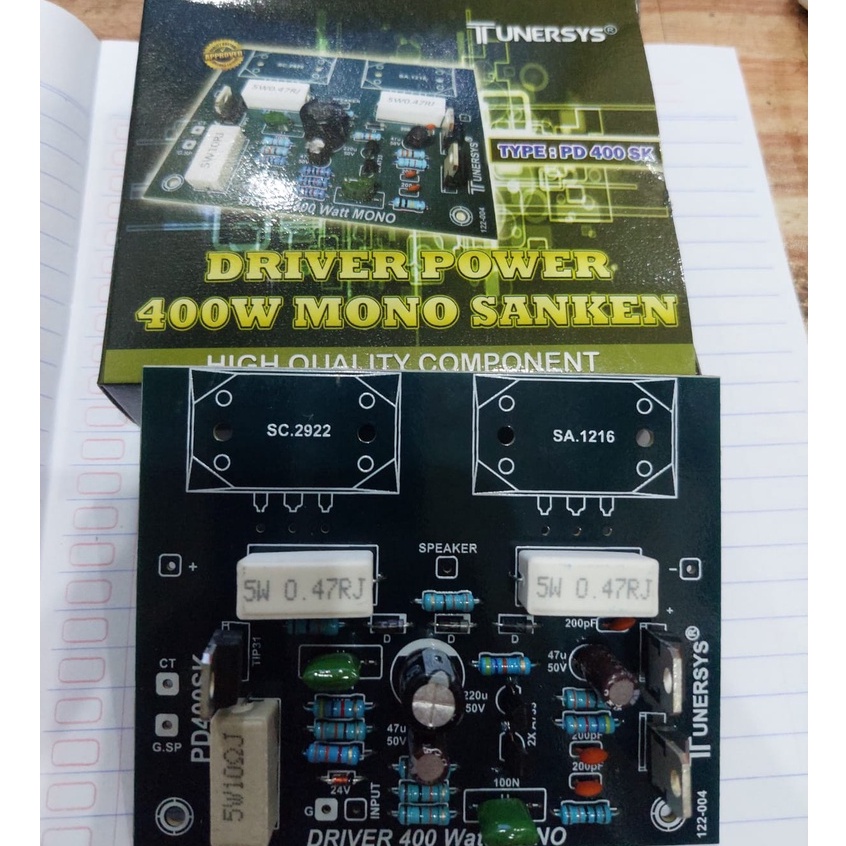 Jual KIT DRIVER POWER MONO 400W TUNERSYS | Shopee Indonesia