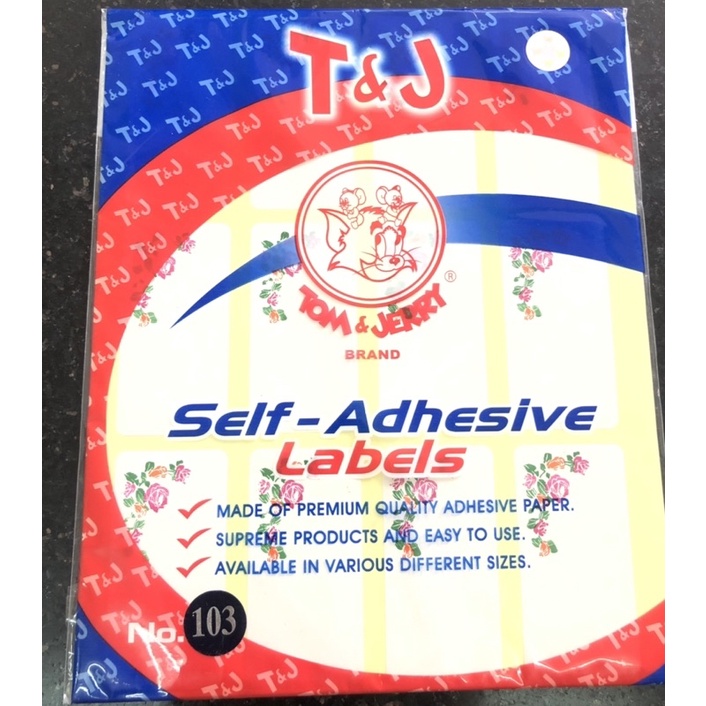 Jual LABELS STICKER MOTIF TOM&JERRY/TJ NO.103 MOTIF | Shopee Indonesia