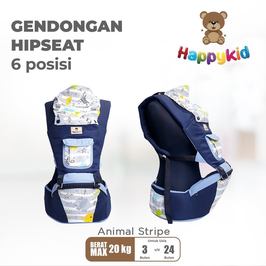 Jual Happykid Gendongan Hipseat 6 Posisi / Gendongan Bayi Hip seat ...