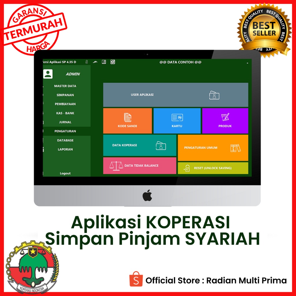 Jual Aplikasi Koperasi Simpan Pinjam Dan Pembiayaan Syariah Kspps