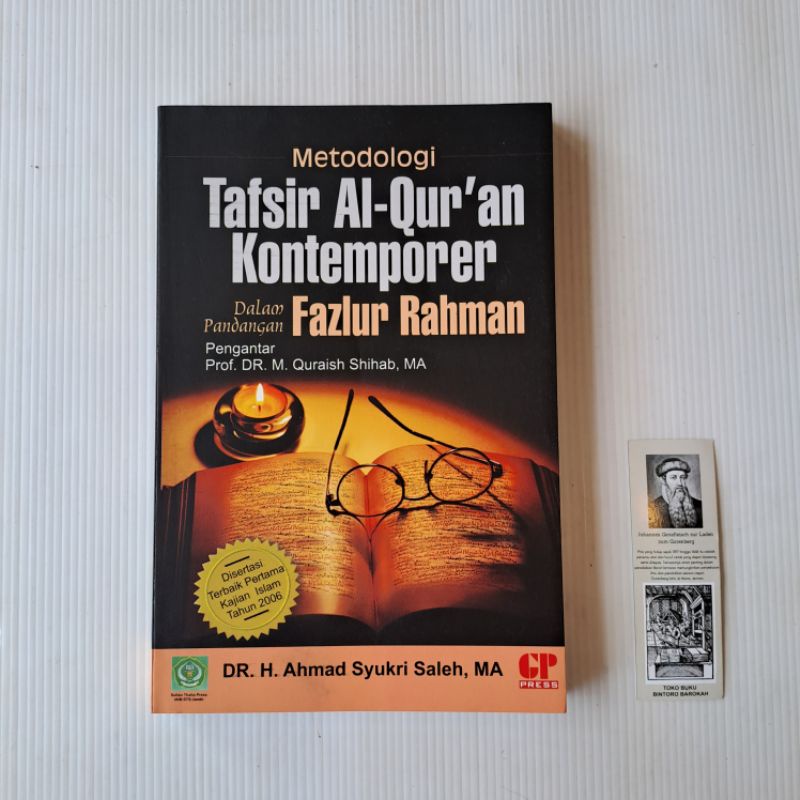 Jual Metodologi Tafsir Al Quran kontemporer Dalam Pandangan Fazlur Rahman Kode Nuansa | Shopee ...
